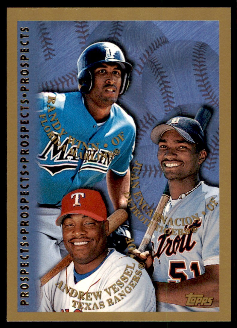 1998 Topps #258 Randy Winn / Juan Encarnacion / Andrew Vessel | eBay