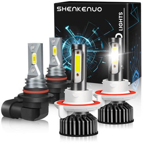 For Mitsubishi Raider 2006-2009 LED Headlight High/Low Beam + Fog Light ...