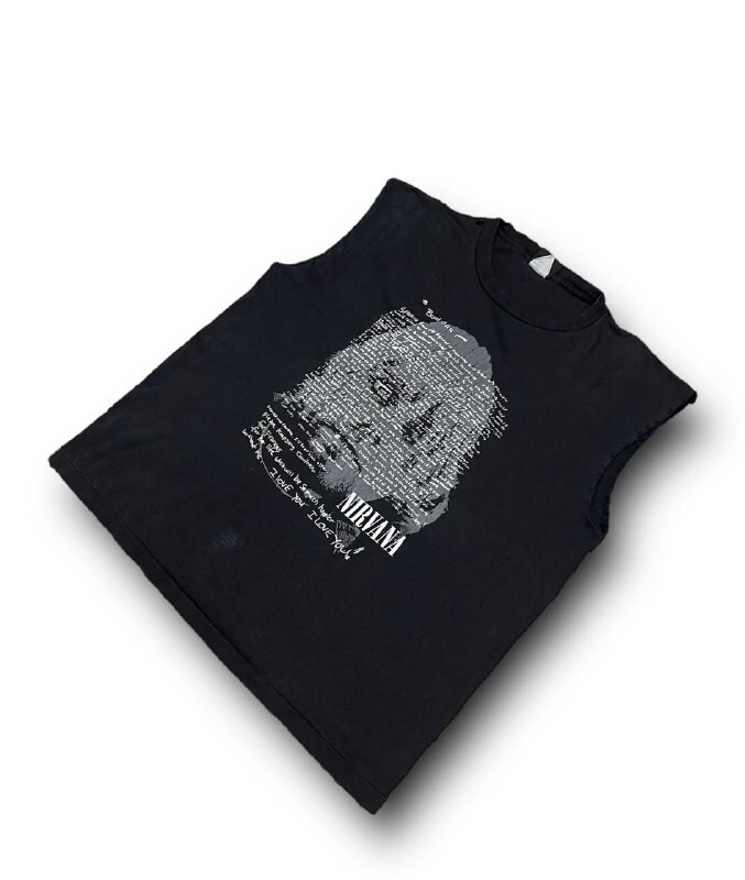 Vintage Nirvana Suicide Note Kurt Cobain 90s Rare Sle… - Gem