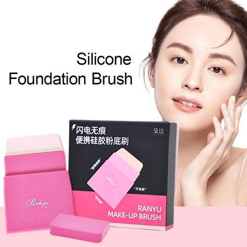 Mini Short Handle Mask Brush Silicone Face Mask Brush Foundation ...