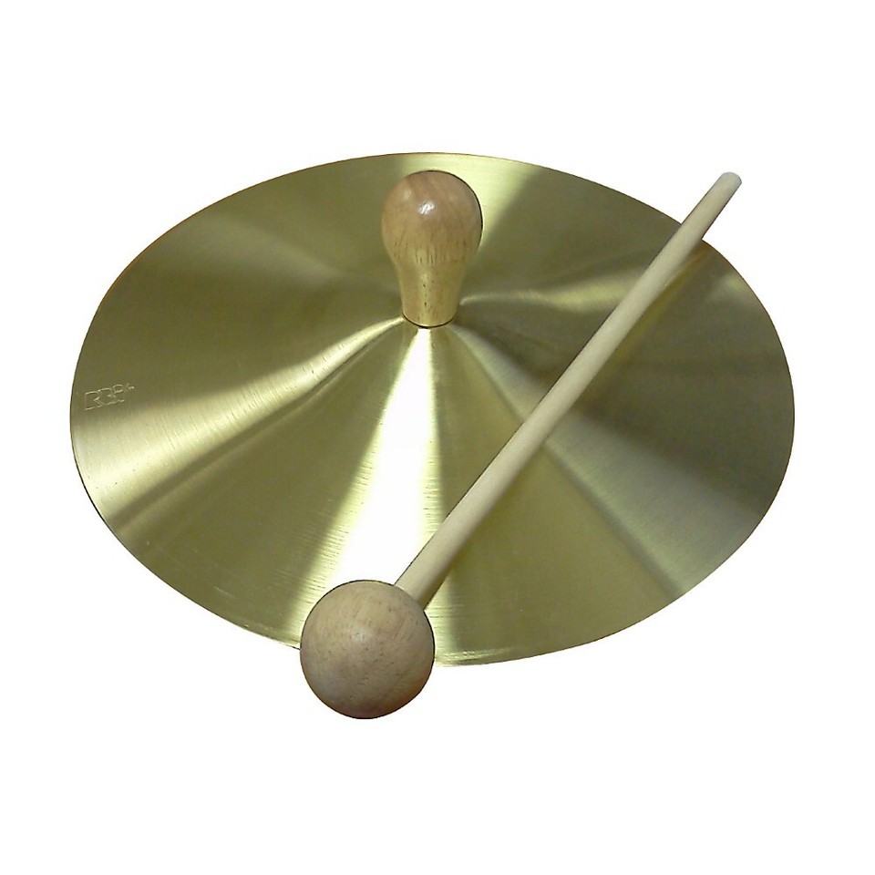 Rhythm Band RB733S Solid Brass Cymbal with Knob and Mallet | eBay