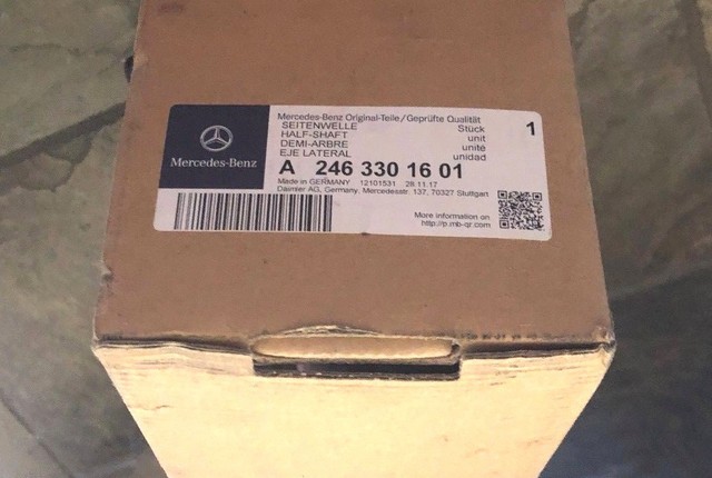 OEM 2015 2016 MERCEDES CLA GLA FRONT LEFT CV AXLE SHAFT, 2463309800 ...