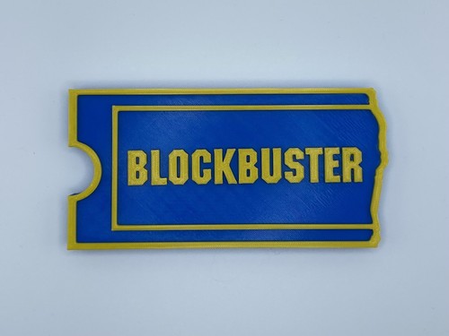 Blockbuster Video Decoration 3d Printed Sign 7”x3.5”x.6” | eBay