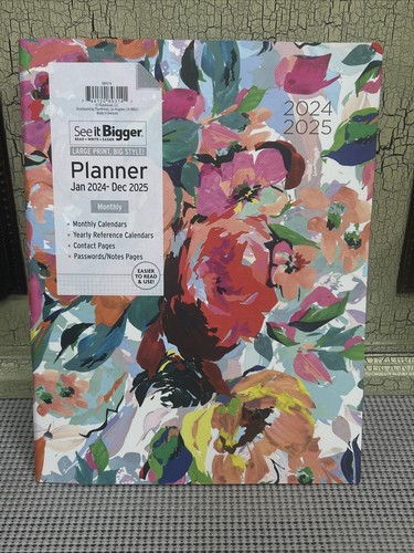 PlanAhead See it Bigger 2-Year Monthly Planner January 2022 - December ...