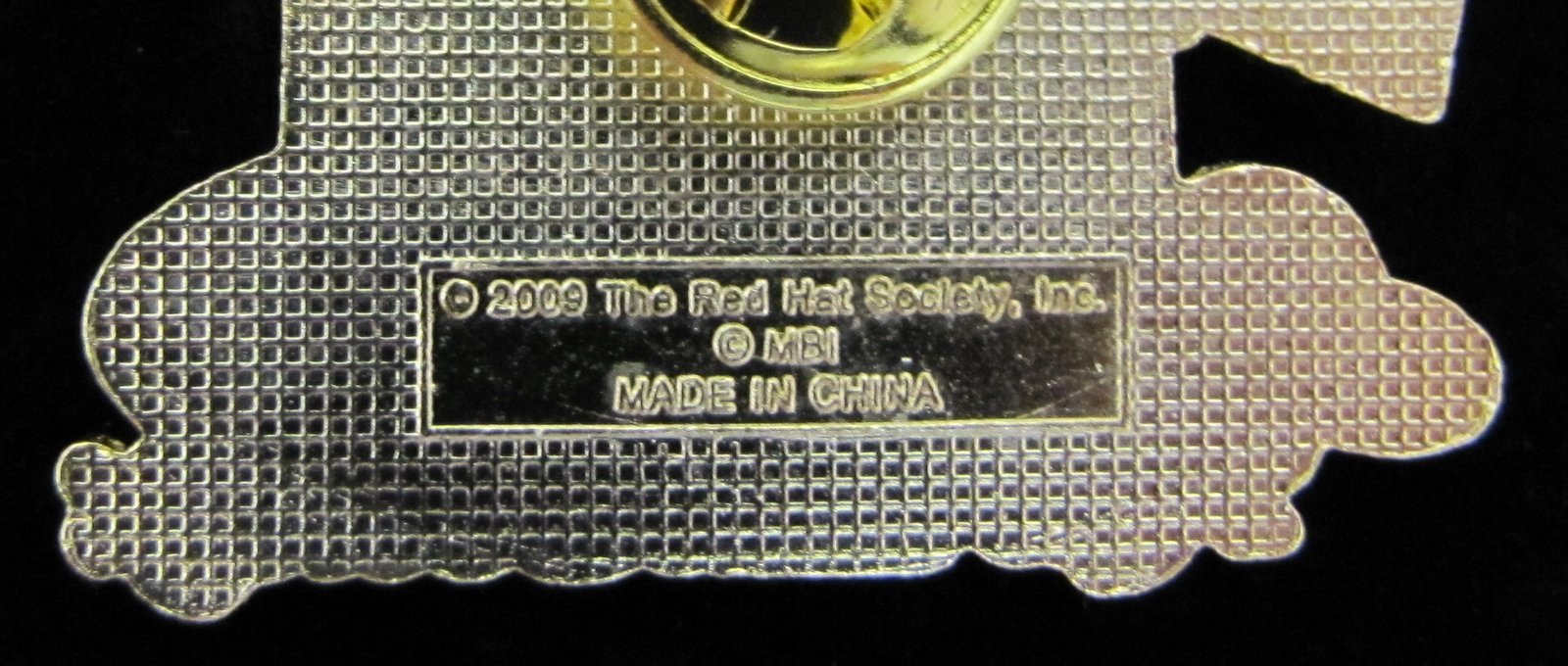 Red Hat Society Lapel Pin "Celebrate Every Accomplishment" Gold ...