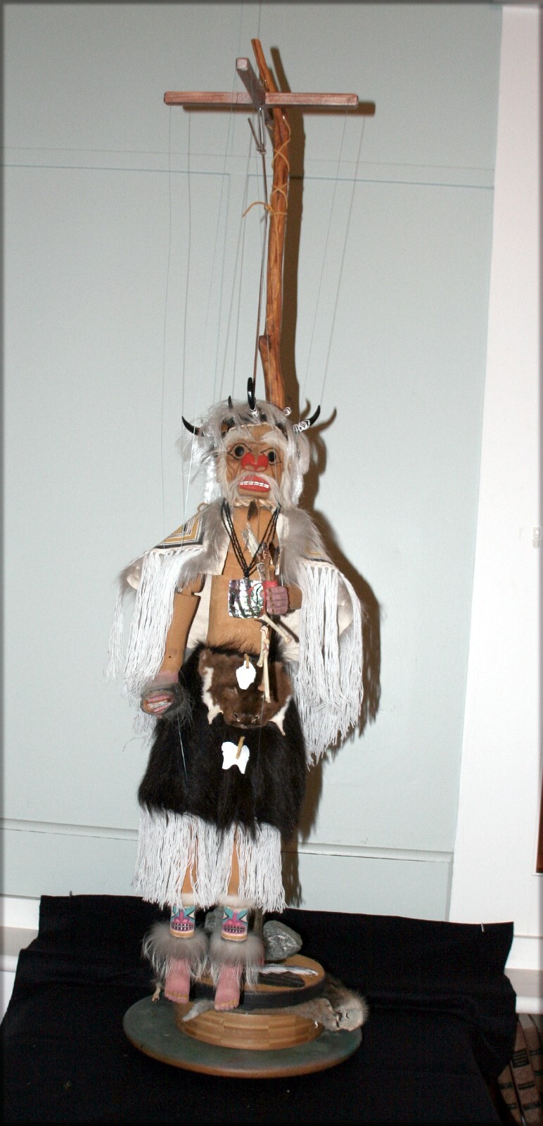 NWC Tsimshian "The Shaman" 33" articulated dance puppet by Reynold ...