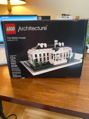 LEGO ARCHITECTURE: The White House (21006) New, Box Damage, all bags ...