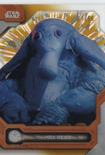 Star Wars High Tek 2024 Topps GOLD Diffractor Card #70 Max Rebo #31/50 ...