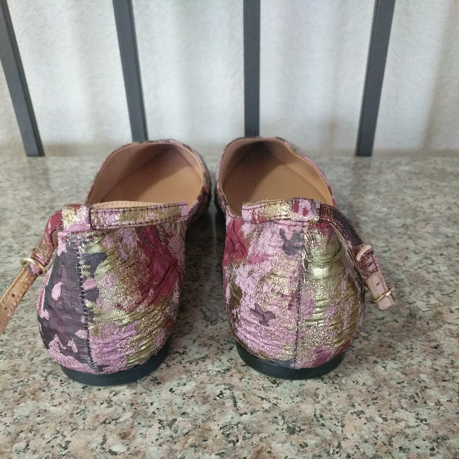 SIGERSON MORRISON SUZIE POINTY BALLET MULTICOLOR LEAT… - Gem