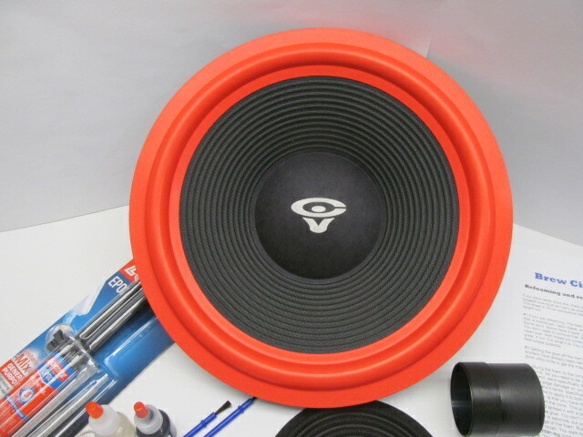 12" At12 Recone Kit for Cerwin Vega ATW-12 ATW12 (At-12) woofer ribbed ...