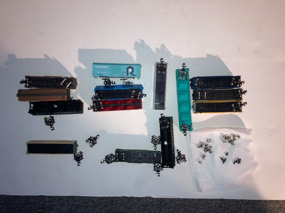 N Scale Train Car Lot of Mixed Freight Cars | eBay