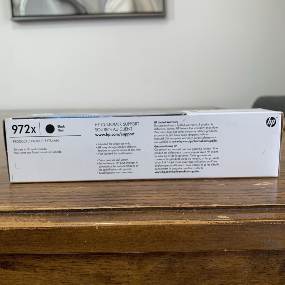 HP 972X (F6T84AN) Black Ink Catridge | eBay