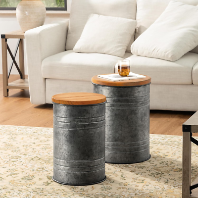 Galvanized Metal Coffee Table