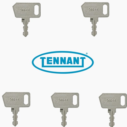 5 Tennant Sweeper Scrubber Ignition Keys 361144 R14 6100 6200 6400 7100 ...