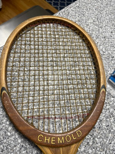 Vintage (1970) Chemold Rod Laver Wood Tennis Racket With Original ...
