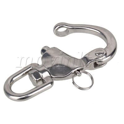128mm Stainless Steel 304 Swivel Bail Rigging Silver Quick Release Bail ...