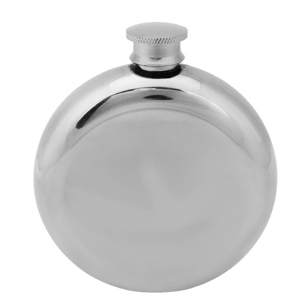5oz Whiskey Hip Flasks Round Alcohol Flask Mini Pocket Flagon Gift for ...