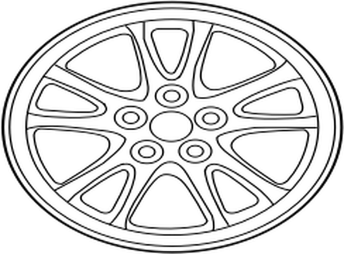 42611-47450 Toyota Wheel, disc 4261147450, New Genuine OEM Part | eBay