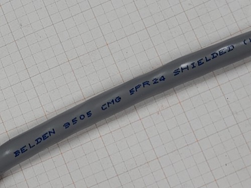 Belden Wire 9505 24/5P Twist Pair Shielded RS-232 Instrumentation Cable ...