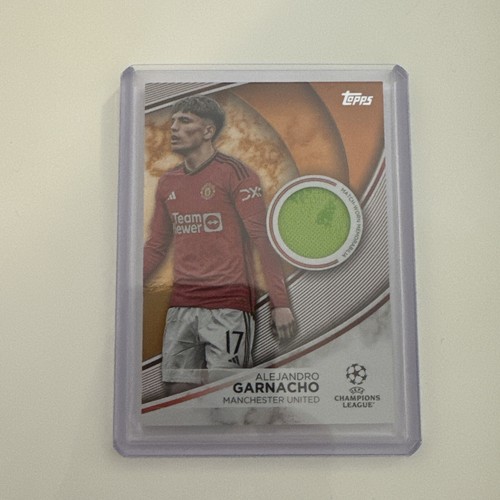2023-24 Topps UEFA UCC Alejandro Garnacho Superstar Relic Patch Orange ...