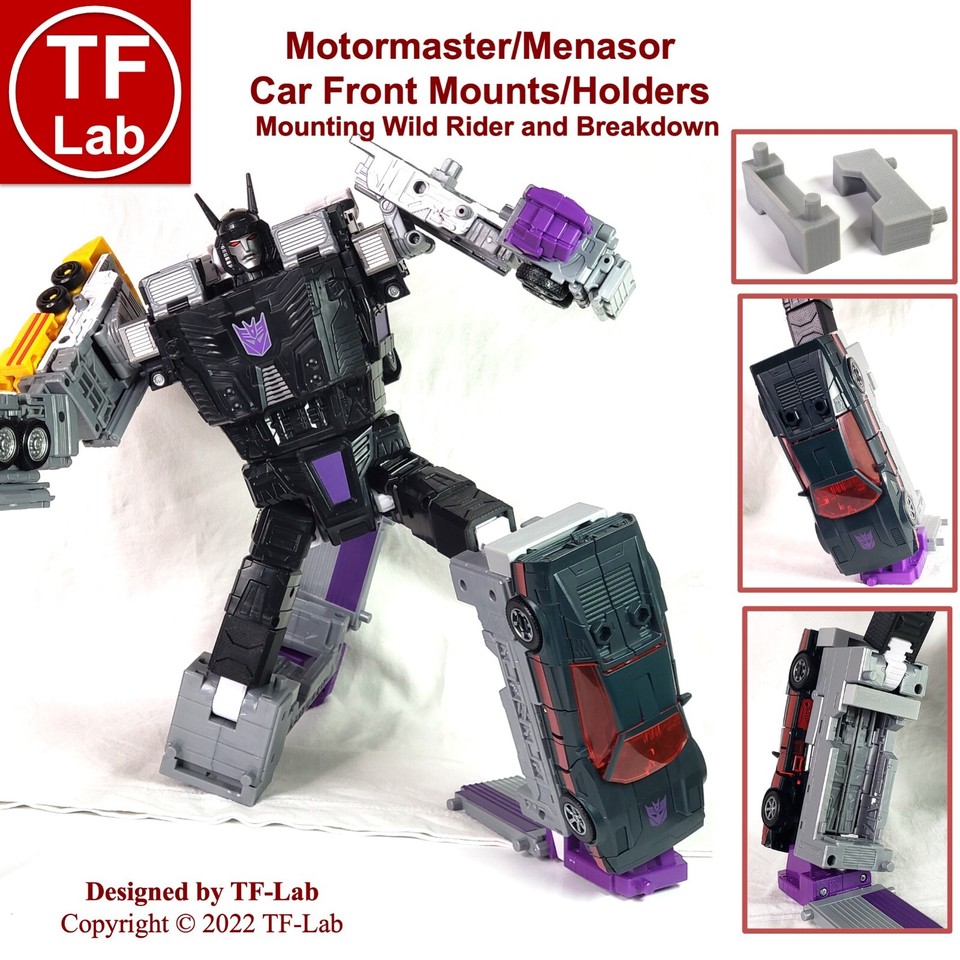 Front Car Mount+Leg Door Locker: Legacy Transformers Stunticon Menasor ...