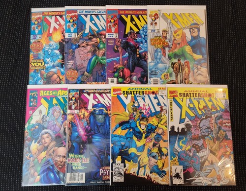 Comic Book lot of 7! X-Men. Marvel. Keys. Vintage. Jim lee. Andy Kubert ...