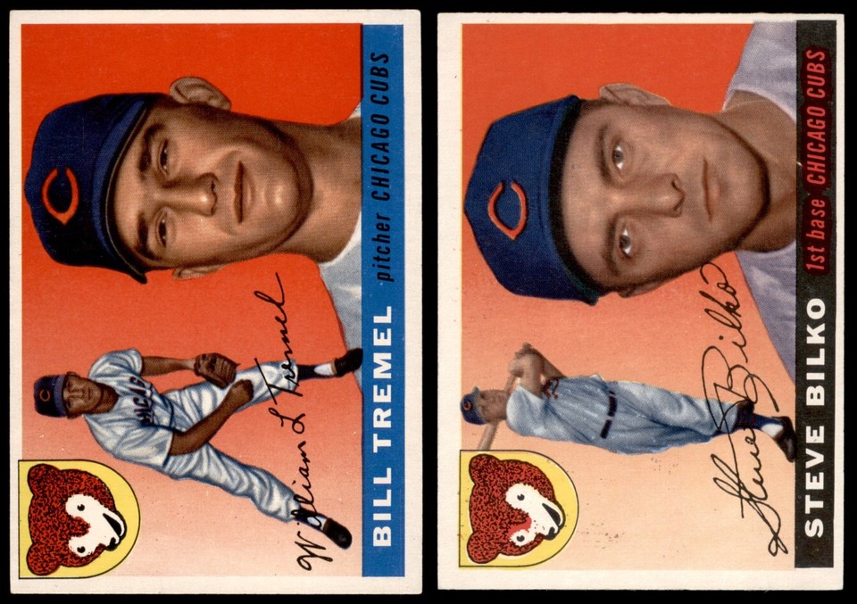 1955 Topps Chicago Cubs Team Set 5 - EX | eBay