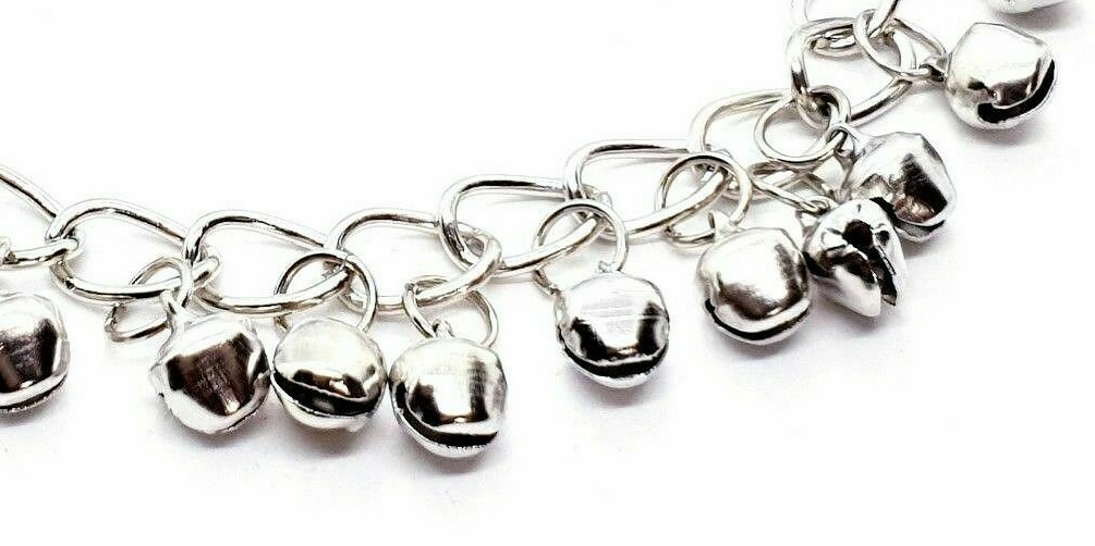 Bell Ankle Bracelet 20 Bells Anklet Quality Shiny Steel Dancing Bells ...