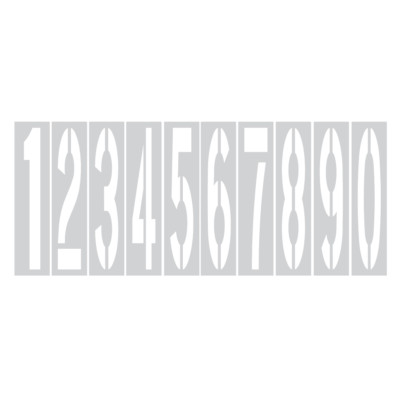 Number Stencil 8 Foot Painting Template Reusable XL 96" x 16" | eBay