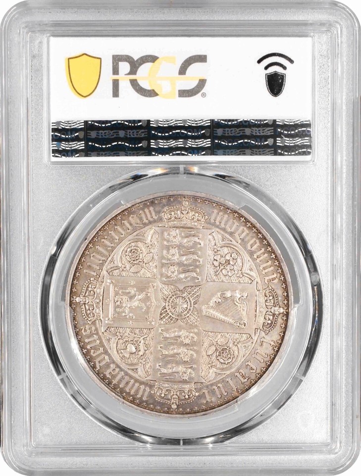 Great Britain 1 gothic crown 1847, PCGS PR58, "Queen Victoria (1838 ...