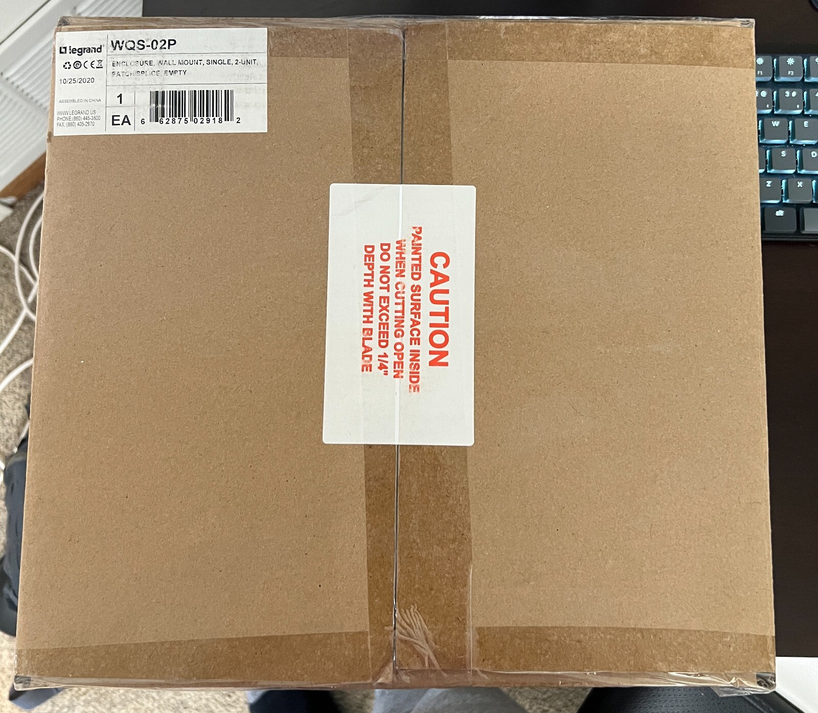 Legrand WQS-02P Wall Mount Fiber Enclosure Kit for sale online | eBay