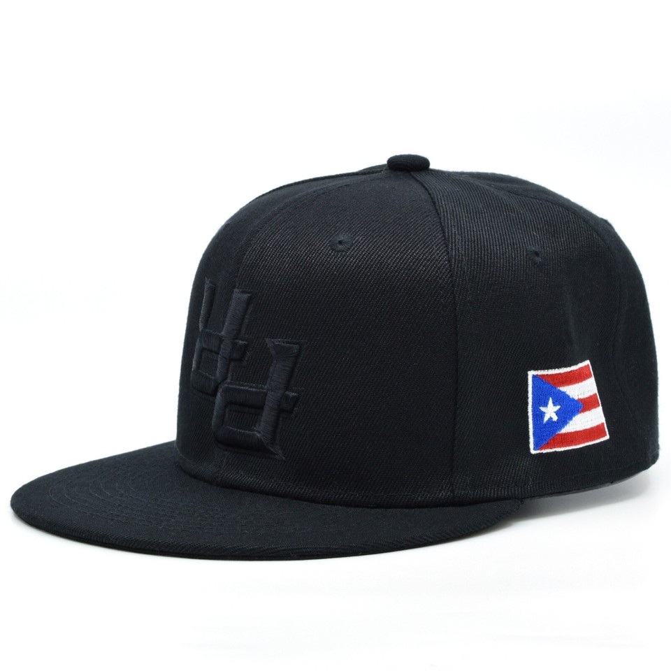 Puerto Rico PR Upside Down Snap back Hat Flag 3D Flat Bill Rico ...