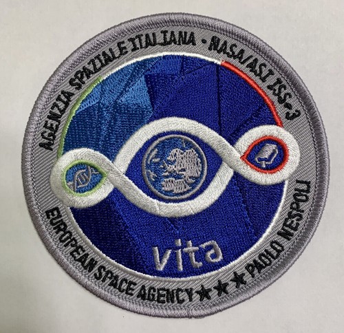 EUROPEAN SPACE AGENCY ITALY VITA ISS MISSION PATCH 3.5” NASA SPACEX | eBay