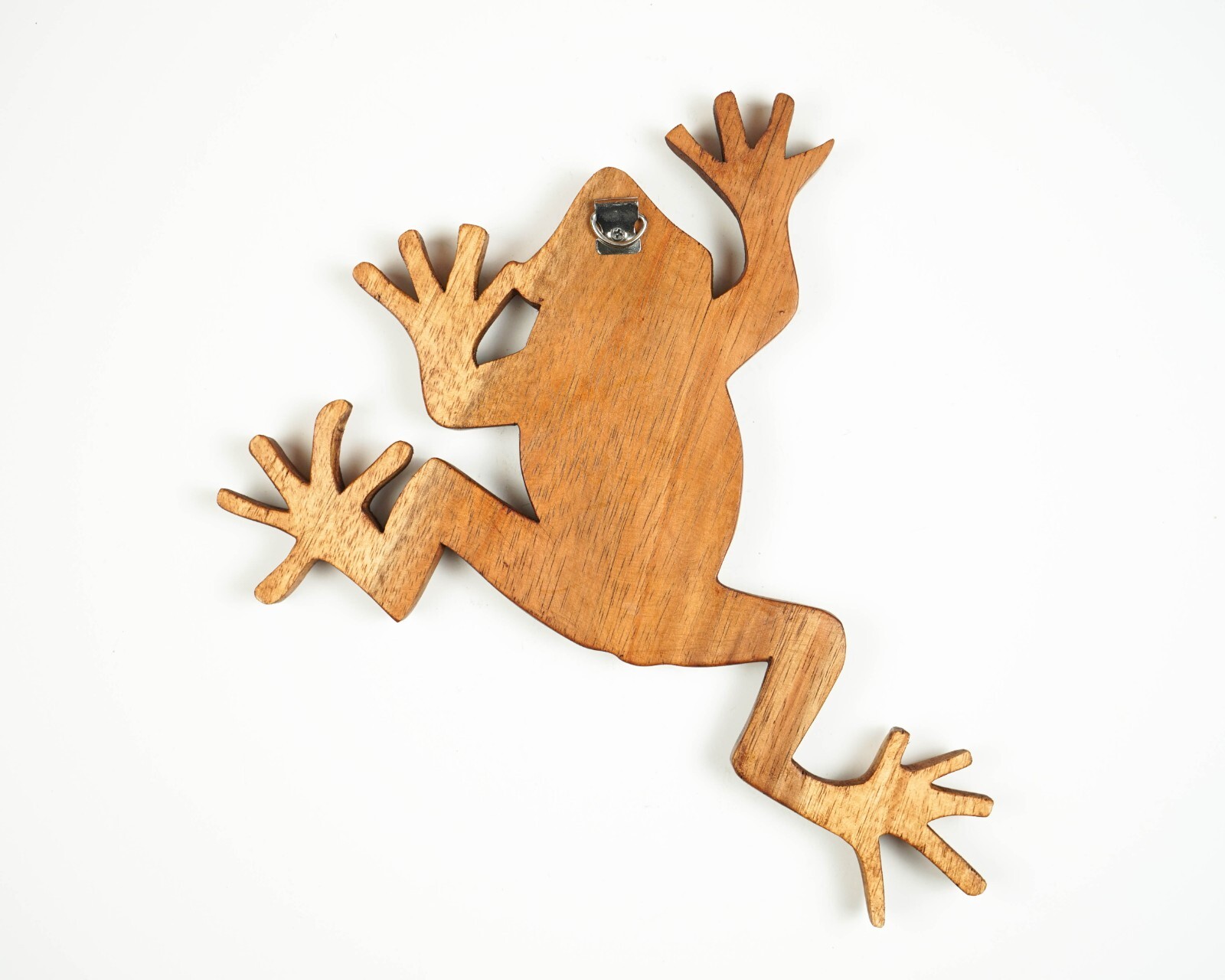 Frog Wall Statue, Wooden Animal, Wall Decor, Wall Art, Wood Carving ...