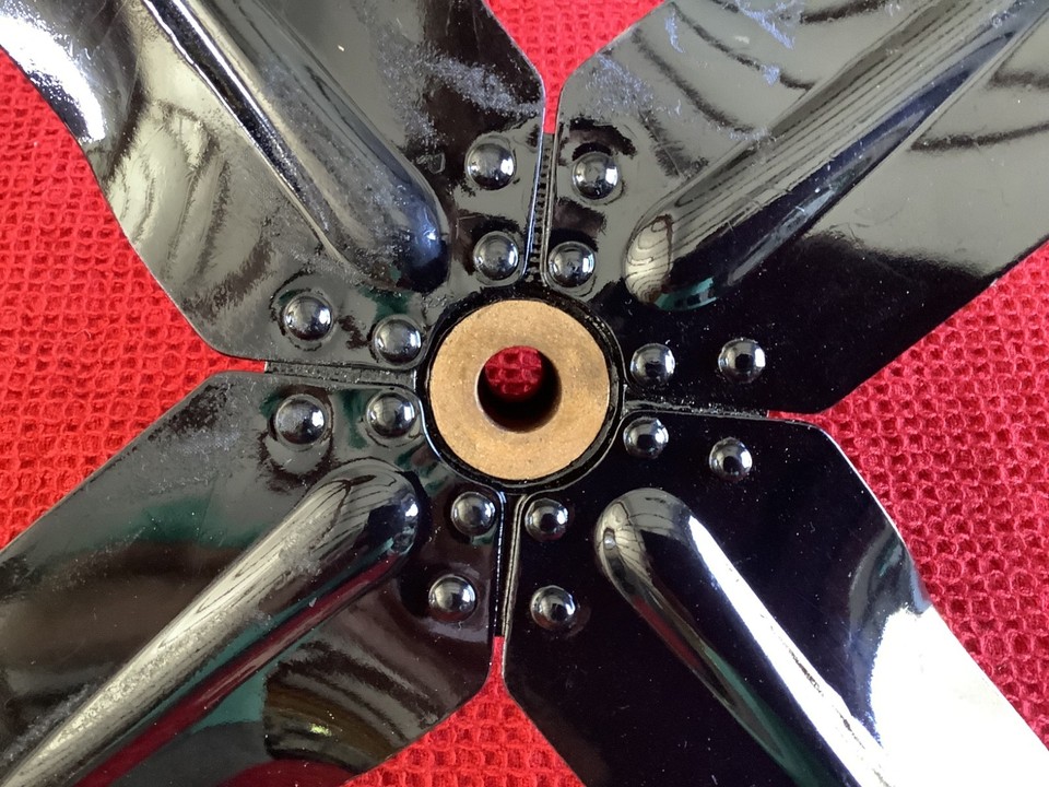 NICE!!..FORD SCRIPT MODEL T FAN 4 BLADE….RESTORED T MODEL RADIATOR FAN ...