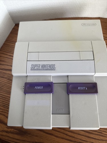 Super Nintendo Entertainment System Vintage Snes Console Only-untested ...