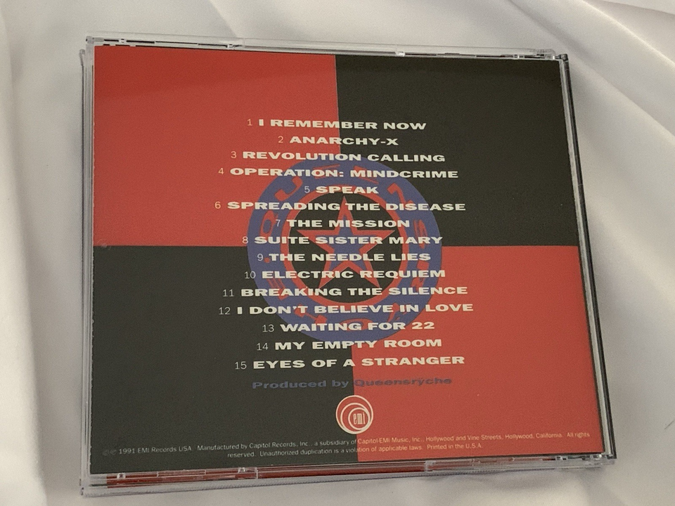 Queensryche - Operation Live Crime CD 1991 EMI | eBay