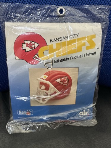 NFL Kansas City Chiefs Inflatable Helmet Vintage NEW - SEALED in BAG | eBay