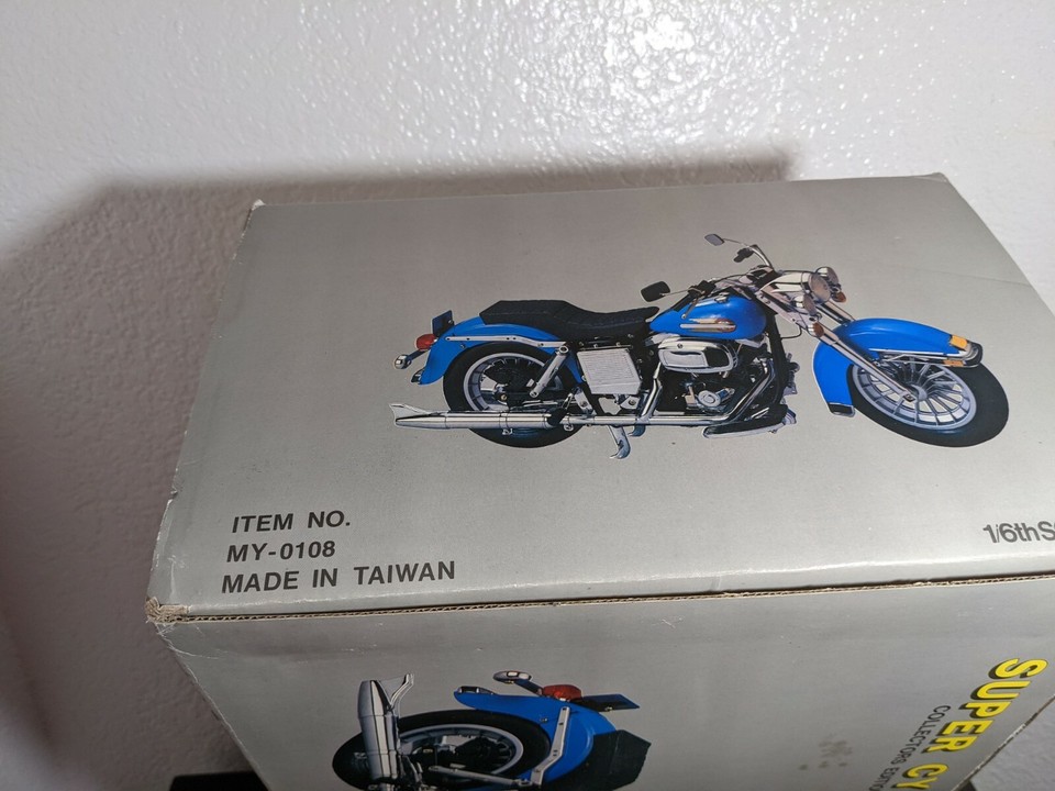 Super Cycle Custom 1/6 Scale Diecast Harley Davidson Motorcycle Made in ...