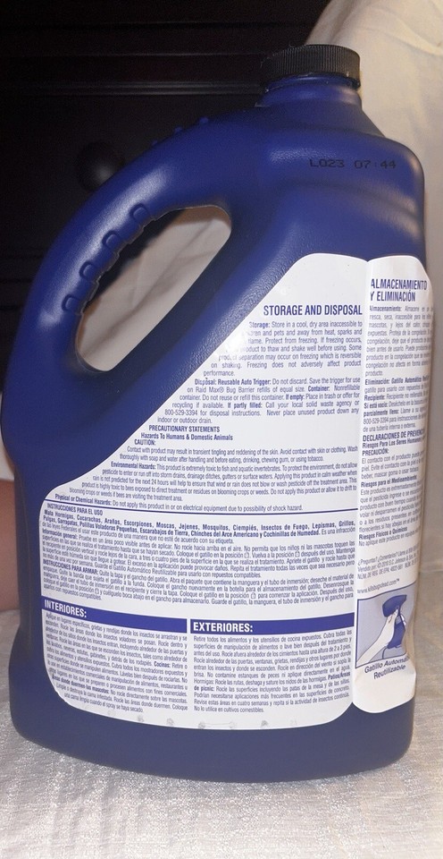 raid max bug barrier Refill 128 Oz | eBay