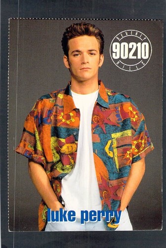 E9210 People 90210 Beverly Hills Actor Luke Perry postcard | eBay