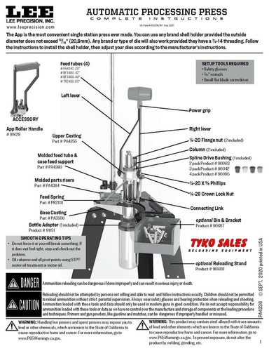 LEE 90933 * APP AUTOMATIC PROCESSING PRESS (APP) * 90933 734307909338| eBay