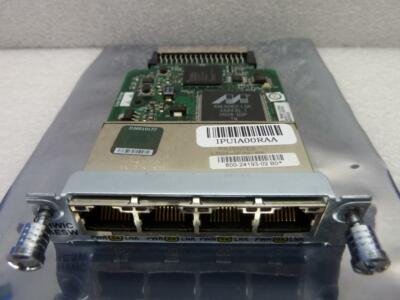 Cisco HWIC 4ESW 4-Port Ethernet Switch Interface Module 800-24193-02 ...