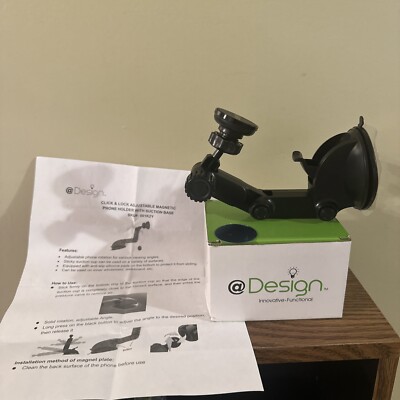 @Design Brand Click & Lock Adjustable Magnetic Phone Holder With ...