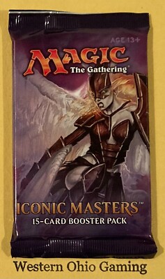 Magic The Gathering Iconic Masters Booster Pack NEW MTG TCG Firemane ...