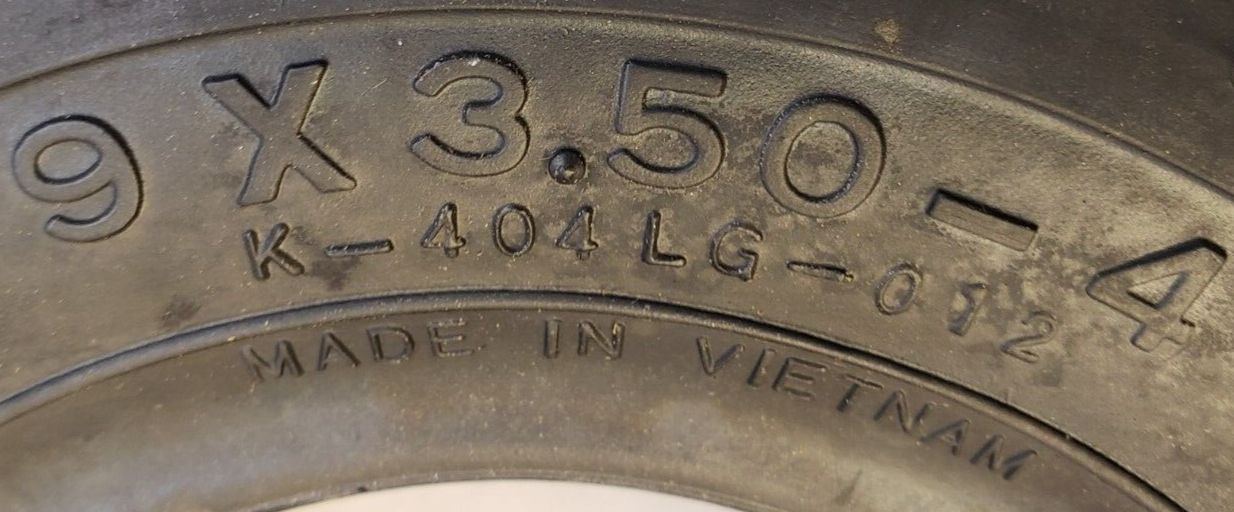 2-9x3.50-4 4PR Smooth Tire 9x3.50x4 For Caster Wheel Toro Exmark Deere ...