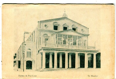 Mauritius Port Louis - Theater old postcard | eBay