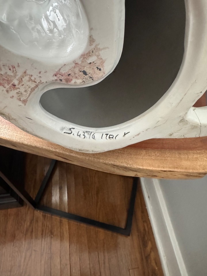 PORCELAIN CERAMIC WHITE CAPUCHIN MONKEY — As seen at Elvis Presley's ...