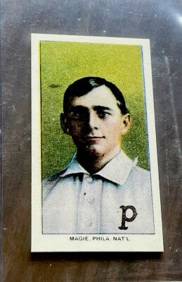SHERRY “MAGIE” MAGEE T206 1909-1911 Tobacco Card White Border REPRINT ...