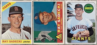 Vintage Topps Ray Sadecki Lot (3 cards) | eBay